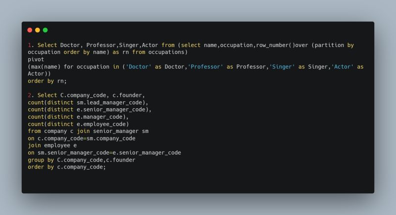 Amrita Sharma on LinkedIn: #sql #dataanalytics #queries #sqlqueries # ... Amrita Sharma on LinkedIn: #sql #dataanalytics #queries #sqlqueries # ...