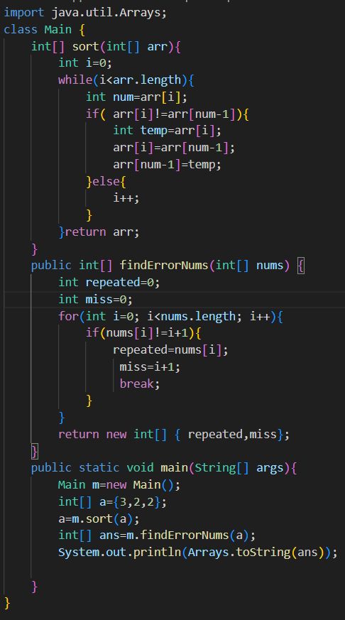SREENU REMADALA on LinkedIn: #dsawithkunal #java #dsa #cyclic_sort SREENU REMADALA on LinkedIn: #dsawithkunal #java #dsa #cyclic_sort