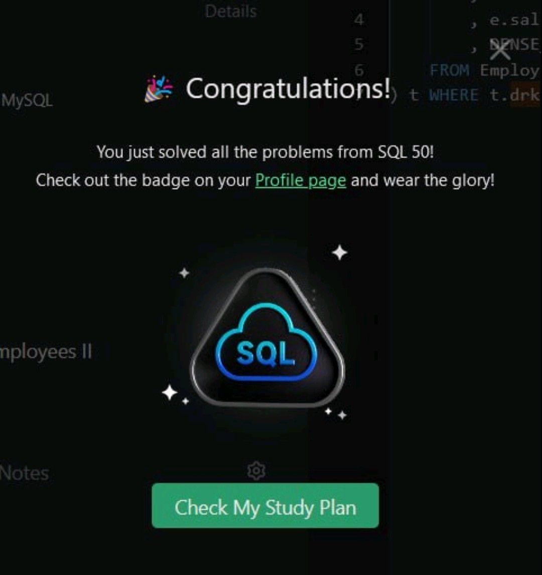 Khaled Abdulmabood on LinkedIn: #sql #leetcode Khaled Abdulmabood on LinkedIn: #sql #leetcode