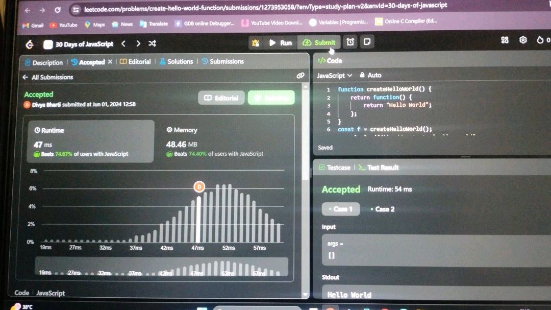 Divya Bharti on LinkedIn: #codingjourney #javascript #leetcode Divya Bharti on LinkedIn: #codingjourney #javascript #leetcode