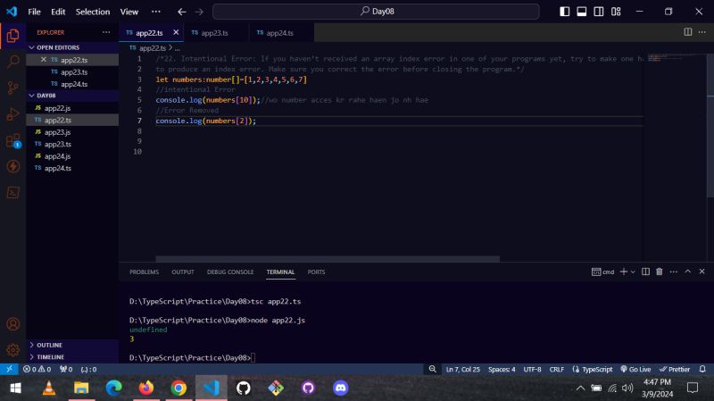 Muhammad Usman on LinkedIn: #100daysoftypescript #100daysoftypescript # ... Muhammad Usman on LinkedIn: #100daysoftypescript #100daysoftypescript # ...
