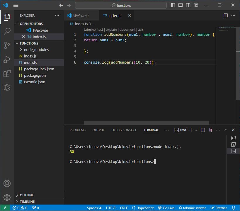 Kinza Khan on LinkedIn: #typescript #coding #functions #development # ... Kinza Khan on LinkedIn: #typescript #coding #functions #development # ...