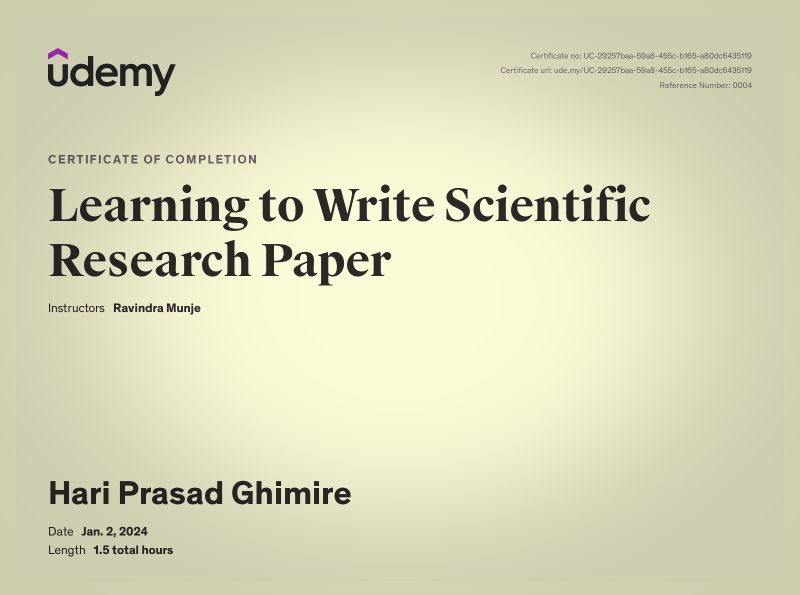 Hari Prasad Ghimire on LinkedIn: #learning #certificationachieved # ... Hari Prasad Ghimire on LinkedIn: #learning #certificationachieved # ...