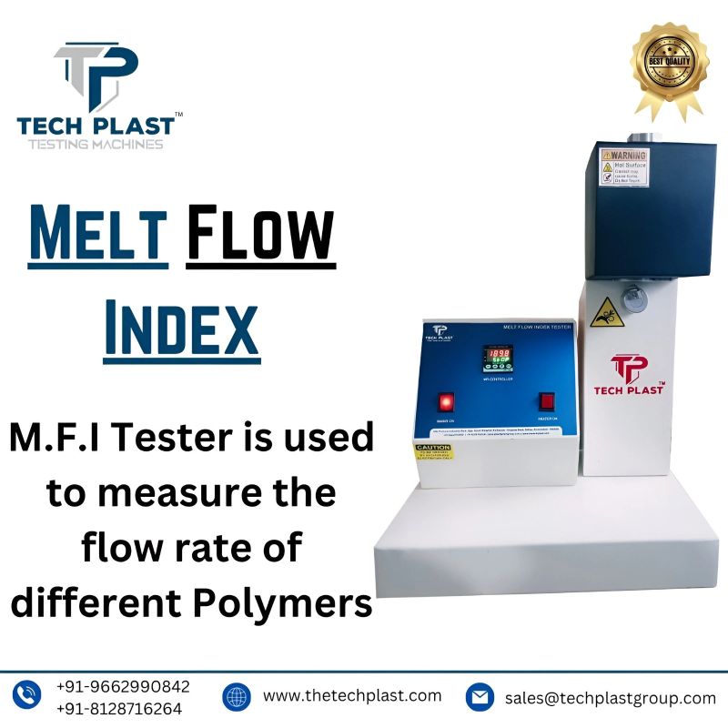 Auto Cut Melt Flow Index Tester for Granules | TECHPLAST TESTING ... Auto Cut Melt Flow Index Tester for Granules | TECHPLAST TESTING ...