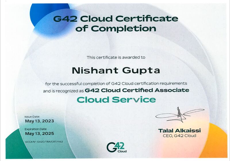 Nishant Gupta on LinkedIn: I’m happy to share that I’ve obtained a new ... Nishant Gupta on LinkedIn: I’m happy to share that I’ve obtained a new ...