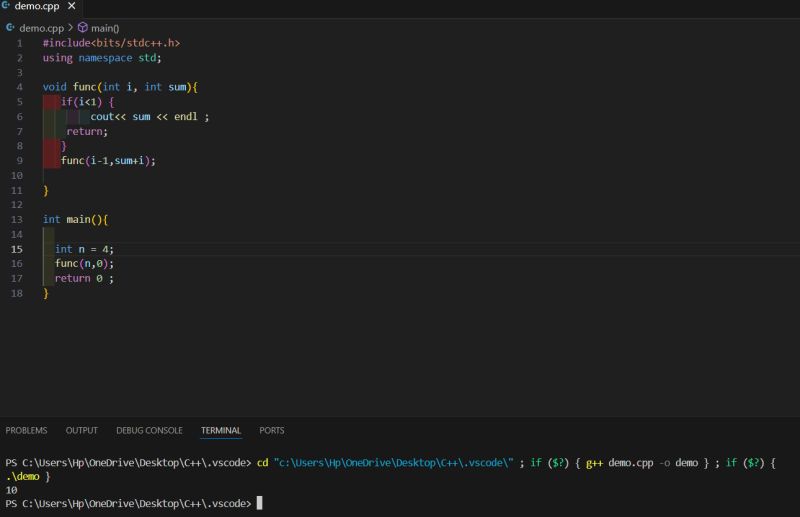 Rishapdeep Singh on LinkedIn: #cpp #learningtocode #recursion # ... Rishapdeep Singh on LinkedIn: #cpp #learningtocode #recursion # ...