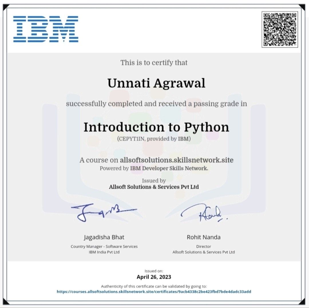 Unnati Agrawal on LinkedIn: #learning #python #coding #like #share Unnati Agrawal on LinkedIn: #learning #python #coding #like #share