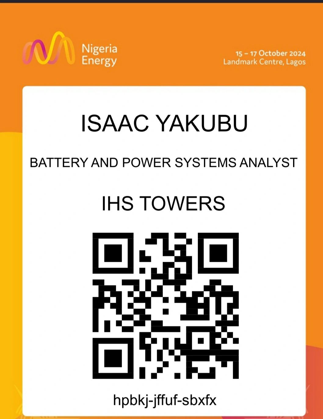 Isaac Yakubu (PM, BA) on LinkedIn: I will be attending the renewable ... Isaac Yakubu (PM, BA) on LinkedIn: I will be attending the renewable ...