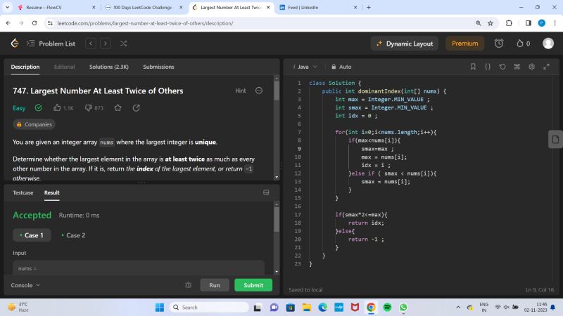 Priyansh Rajput on LinkedIn: #leetcode #dsawithedslash #leetcode #day16 ... Priyansh Rajput on LinkedIn: #leetcode #dsawithedslash #leetcode #day16 ...