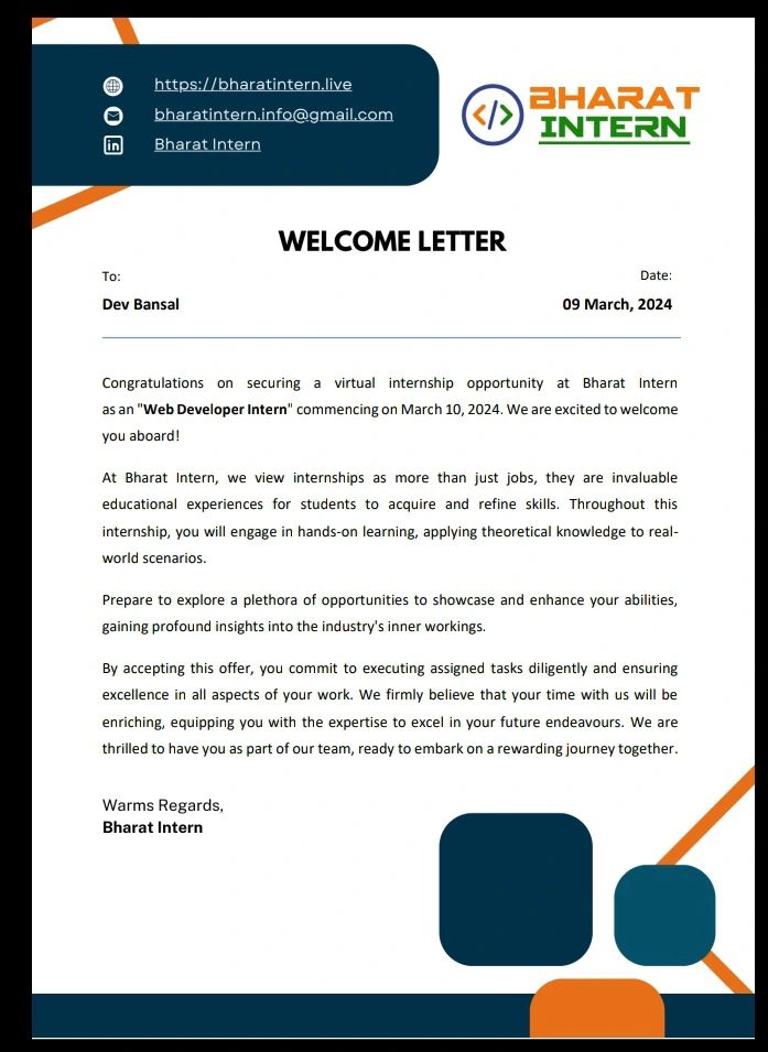 Dev Bansal on LinkedIn: #webdevelopment #webdeveloper #internship # ... Dev Bansal on LinkedIn: #webdevelopment #webdeveloper #internship # ...