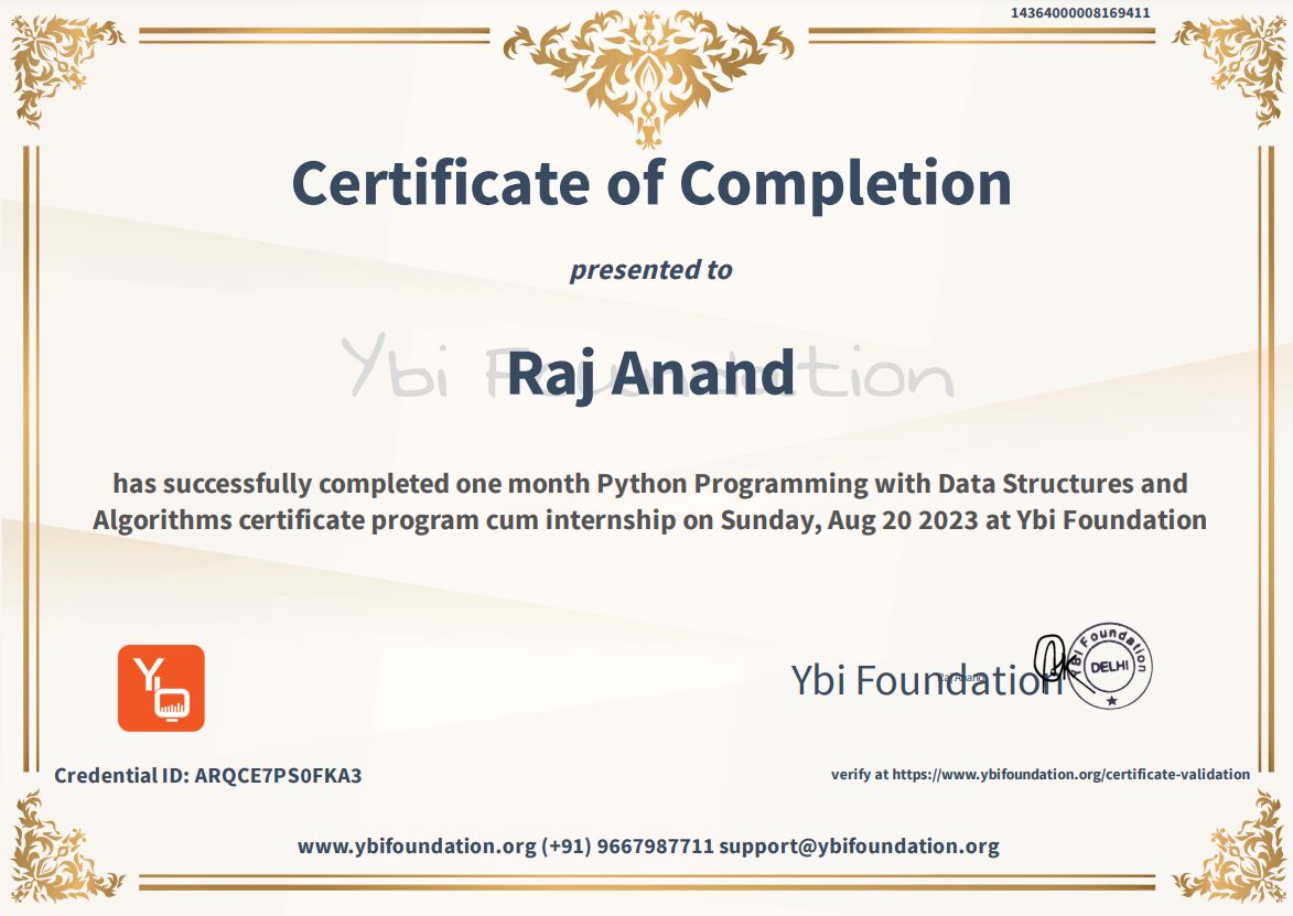 Raj Anand on LinkedIn: #pythonprogramming #datastructuresandalgorithms ... Raj Anand on LinkedIn: #pythonprogramming #datastructuresandalgorithms ...