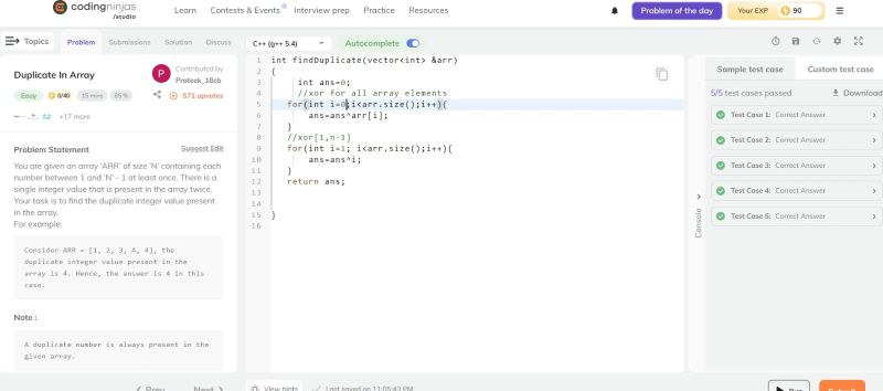 Sumit Saxena on LinkedIn: find duplicate element in array c++ DSA Sumit Saxena on LinkedIn: find duplicate element in array c++ DSA