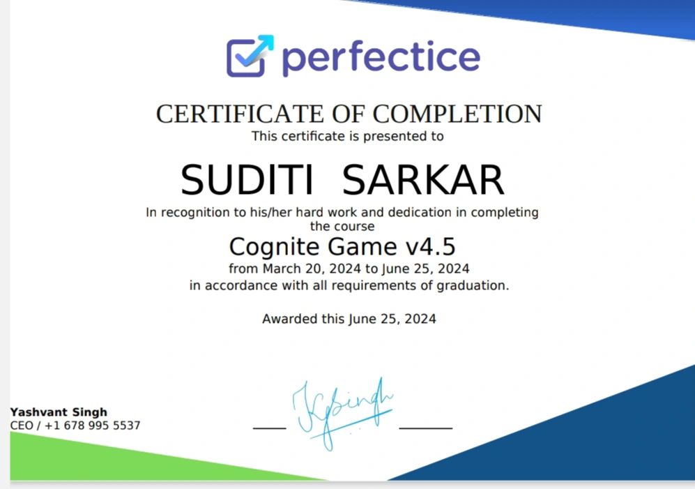 Suditi Sarkar on LinkedIn: #everyone #myperfectice Suditi Sarkar on LinkedIn: #everyone #myperfectice