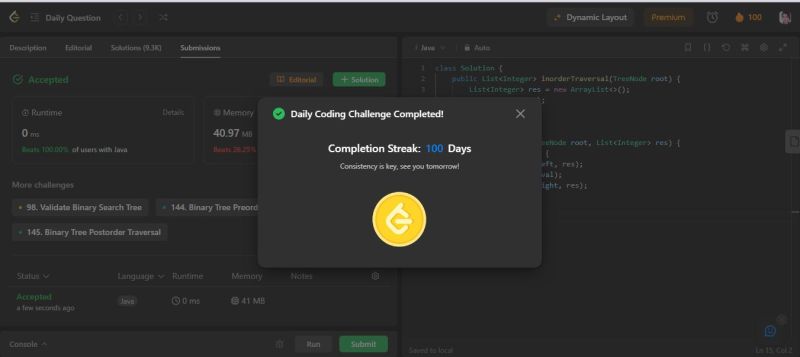 Anubhi Sharma on LinkedIn: #leetcode #codingjourney #100daysofcode # ... Anubhi Sharma on LinkedIn: #leetcode #codingjourney #100daysofcode # ...