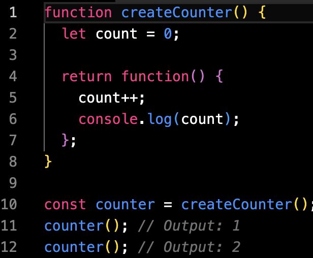 Elvin Alyev on LinkedIn: #javascript #closures #webdevelopment #coding ... Elvin Alyev on LinkedIn: #javascript #closures #webdevelopment #coding ...