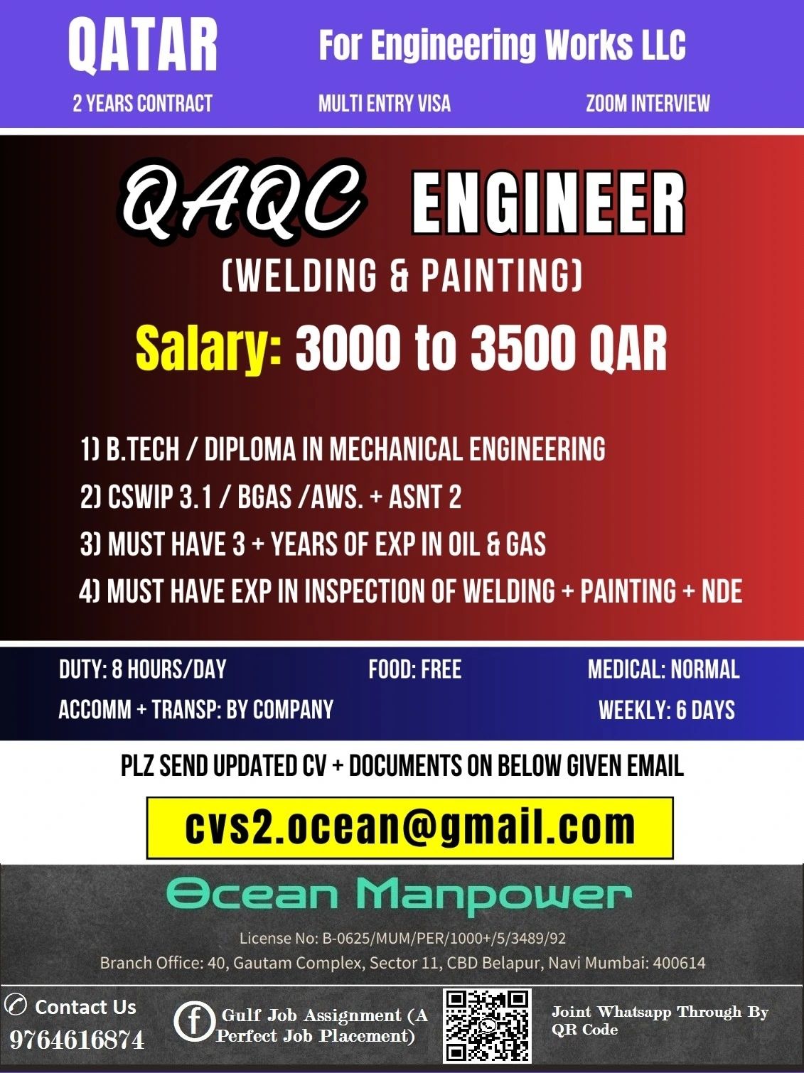 Altaf shaikh on LinkedIn: #hiring #oilandgas #gulfjob #qaqcengineer # ... Altaf shaikh on LinkedIn: #hiring #oilandgas #gulfjob #qaqcengineer # ...