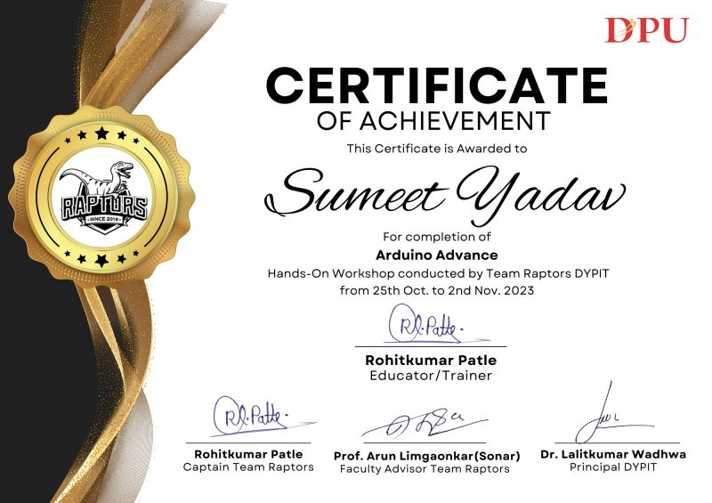 Sumeet Sanjay Yadav on LinkedIn: #arduino #professionaldevelopment # ... Sumeet Sanjay Yadav on LinkedIn: #arduino #professionaldevelopment # ...