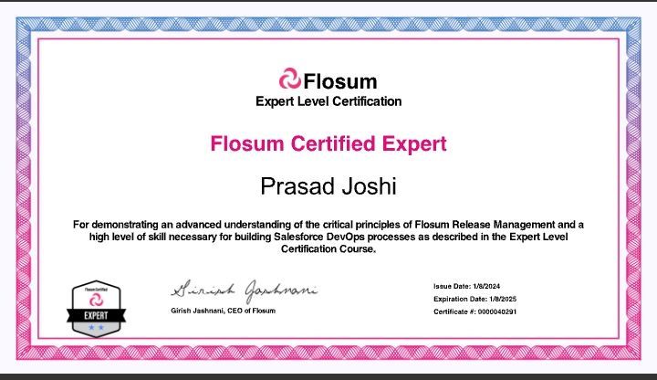 Prasad Joshi on LinkedIn: Hello connections, I am happy to share that I ... Prasad Joshi on LinkedIn: Hello connections, I am happy to share that I ...