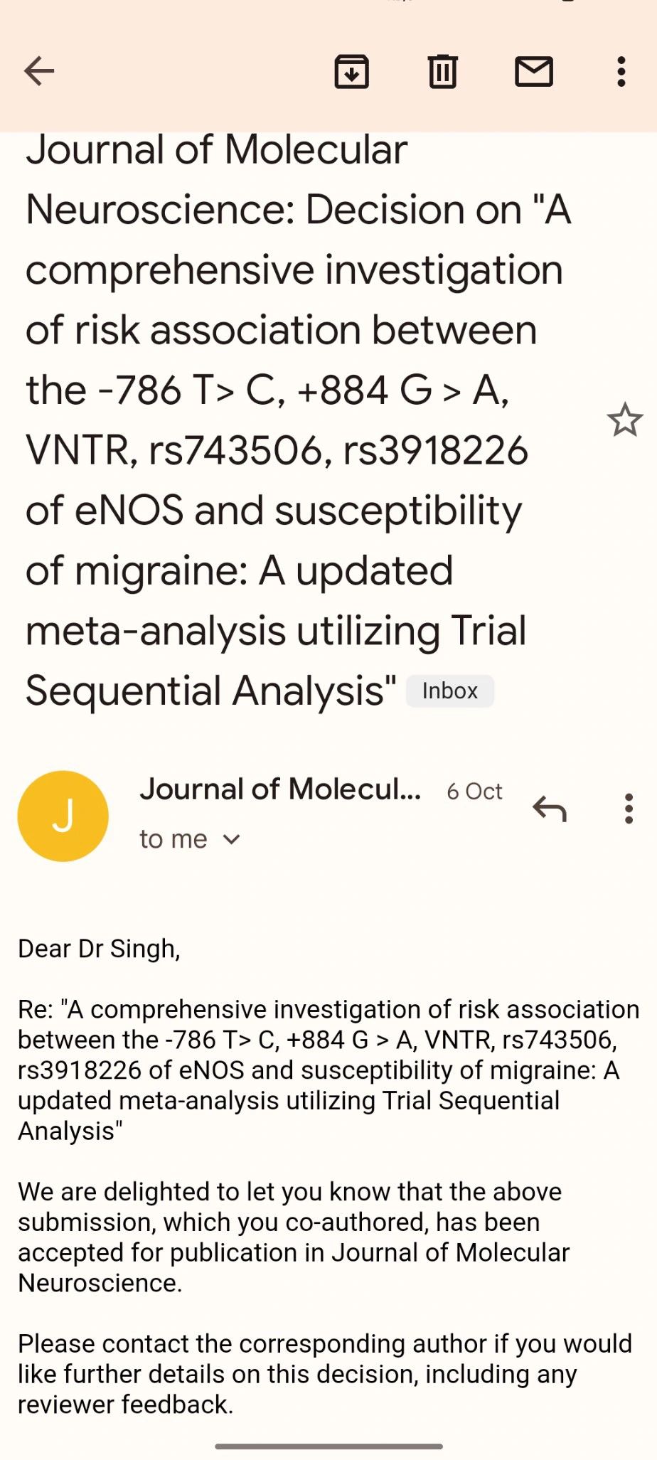 Meta-analysis of eNOS risk association in migraine | Kuljeet Singh ... Meta-analysis of eNOS risk association in migraine | Kuljeet Singh ...