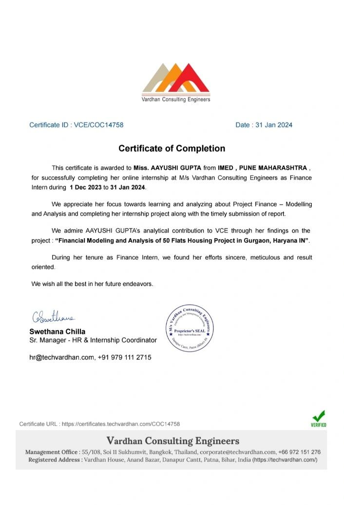 Ayushi Gupta on LinkedIn: #vardhanconsultingengineer Ayushi Gupta on LinkedIn: #vardhanconsultingengineer