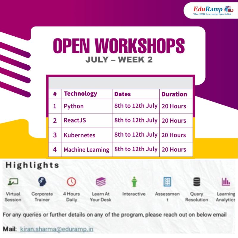 EduRamp Learning Services Pvt. Ltd. on LinkedIn: #python #programming # ... EduRamp Learning Services Pvt. Ltd. on LinkedIn: #python #programming # ...