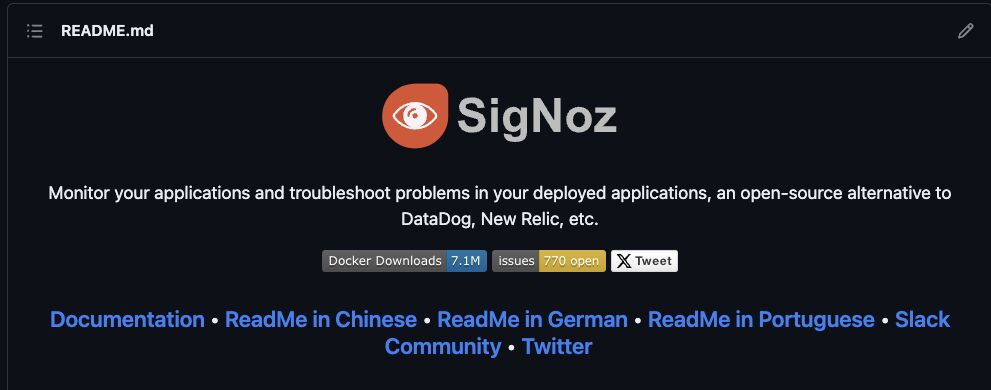 Ankit Anand on LinkedIn: 7 million+ Docker downloads for SigNoz 😎 🥳 Ankit Anand on LinkedIn: 7 million+ Docker downloads for SigNoz 😎 🥳