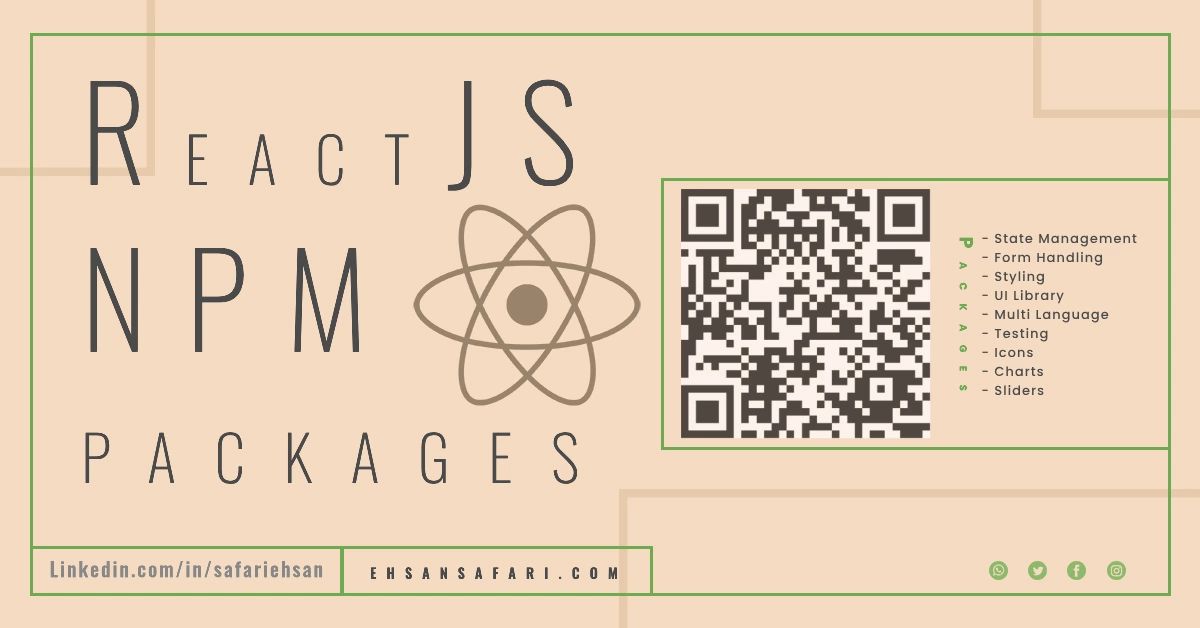 Ehsan Safari on LinkedIn: #reactjs #npm_package #react_app #frontend Ehsan Safari on LinkedIn: #reactjs #npm_package #react_app #frontend