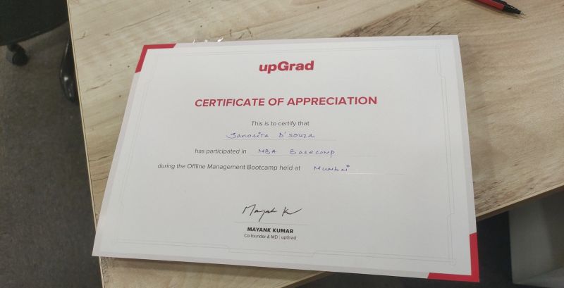 Sanorita Dsouza on LinkedIn: check this baby out upGrad Ravi Pathak ... Sanorita Dsouza on LinkedIn: check this baby out upGrad Ravi Pathak ...