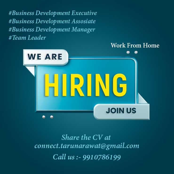 Taruna Rawat on LinkedIn: #hiringimmediately #bdasales #bda #managers # ... Taruna Rawat on LinkedIn: #hiringimmediately #bdasales #bda #managers # ...