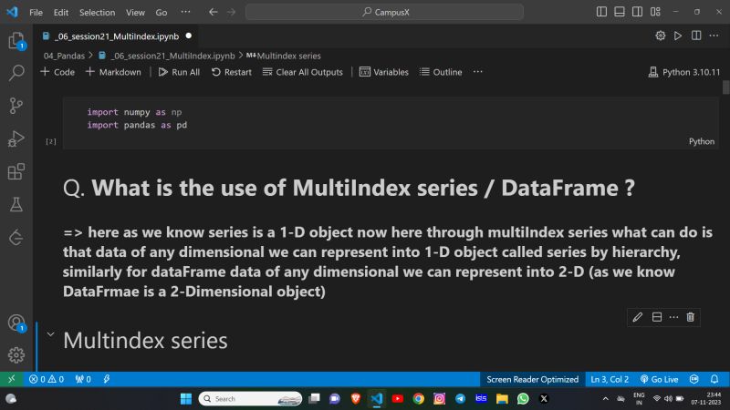 Adarsh Raj on LinkedIn: #day252 #100daysofcode #python #pandas # ... Adarsh Raj on LinkedIn: #day252 #100daysofcode #python #pandas # ...