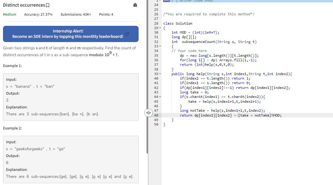 Sujal Sharma on LinkedIn: #potd #gfg #dynamicprogramming #100daysofcode ... Sujal Sharma on LinkedIn: #potd #gfg #dynamicprogramming #100daysofcode ...