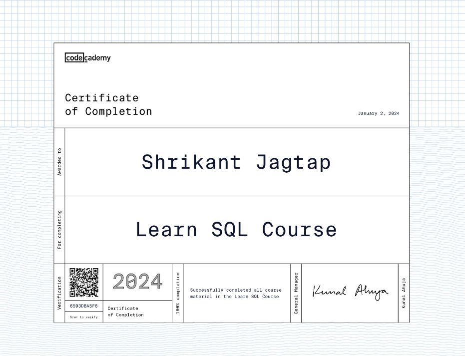 Shrikant Jagtap on LinkedIn: #sql #sqlqueries #mysql #database # ... Shrikant Jagtap on LinkedIn: #sql #sqlqueries #mysql #database # ...