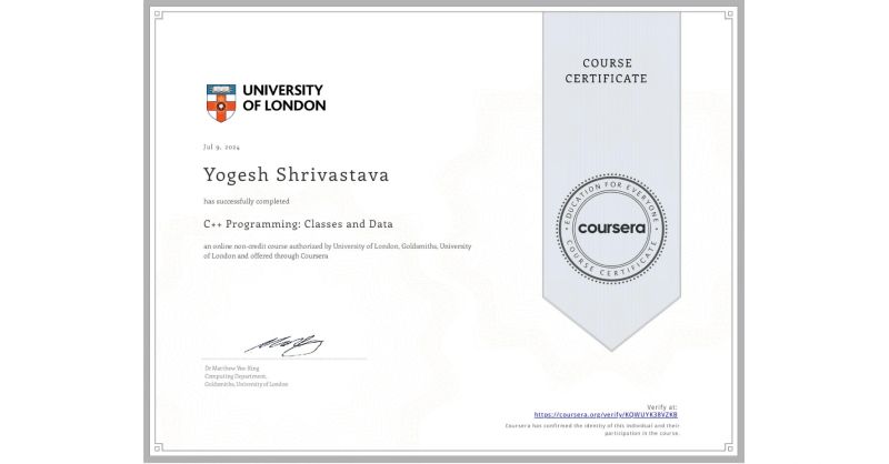 Yogesh Shrivastava on LinkedIn: #continuouslearning #cplusplus # ... Yogesh Shrivastava on LinkedIn: #continuouslearning #cplusplus # ...