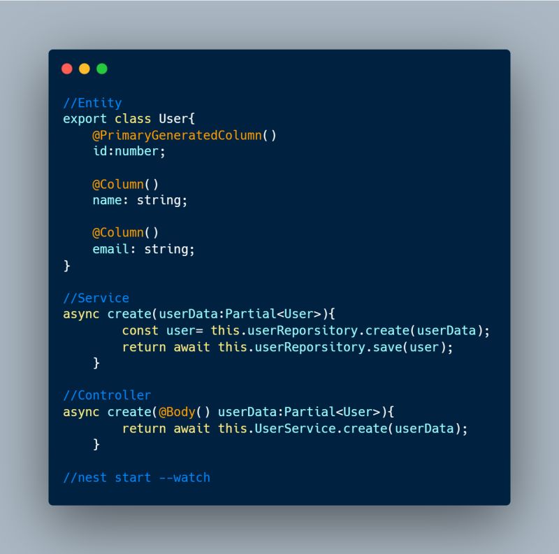 Ali Raza Naqvi on LinkedIn: #nestjs #typescript #typeorm #sqlserver Ali Raza Naqvi on LinkedIn: #nestjs #typescript #typeorm #sqlserver