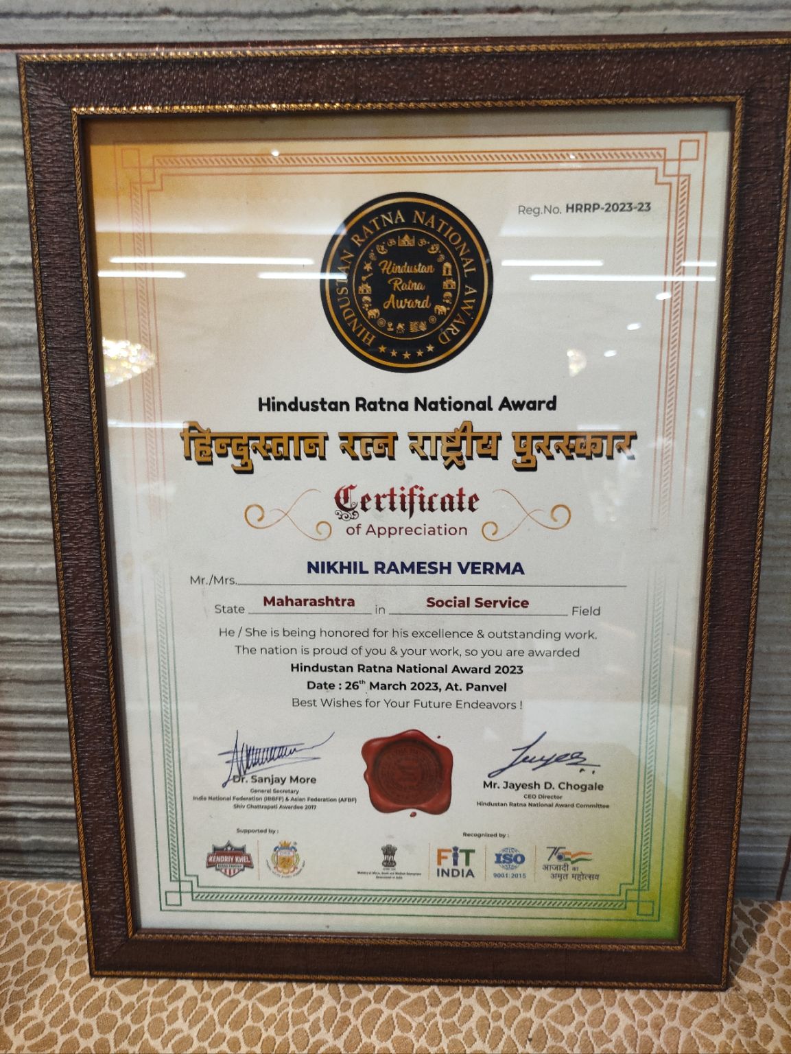 Nikhil Verma on LinkedIn: #award #csrindia #socialservices Nikhil Verma on LinkedIn: #award #csrindia #socialservices