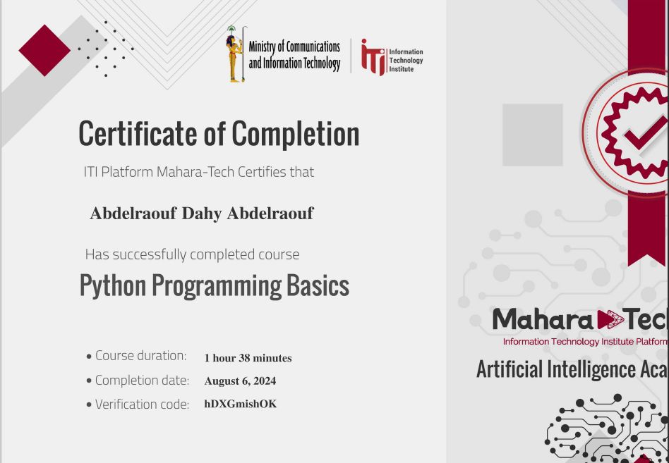 Moataz Abdelraouf on LinkedIn: #python #programming #maharatech #iti # ... Moataz Abdelraouf on LinkedIn: #python #programming #maharatech #iti # ...