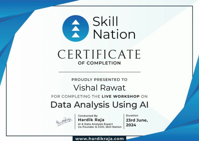 Vishal Rawat on LinkedIn: #learning #continuousimprovement #ai # ... Vishal Rawat on LinkedIn: #learning #continuousimprovement #ai # ...