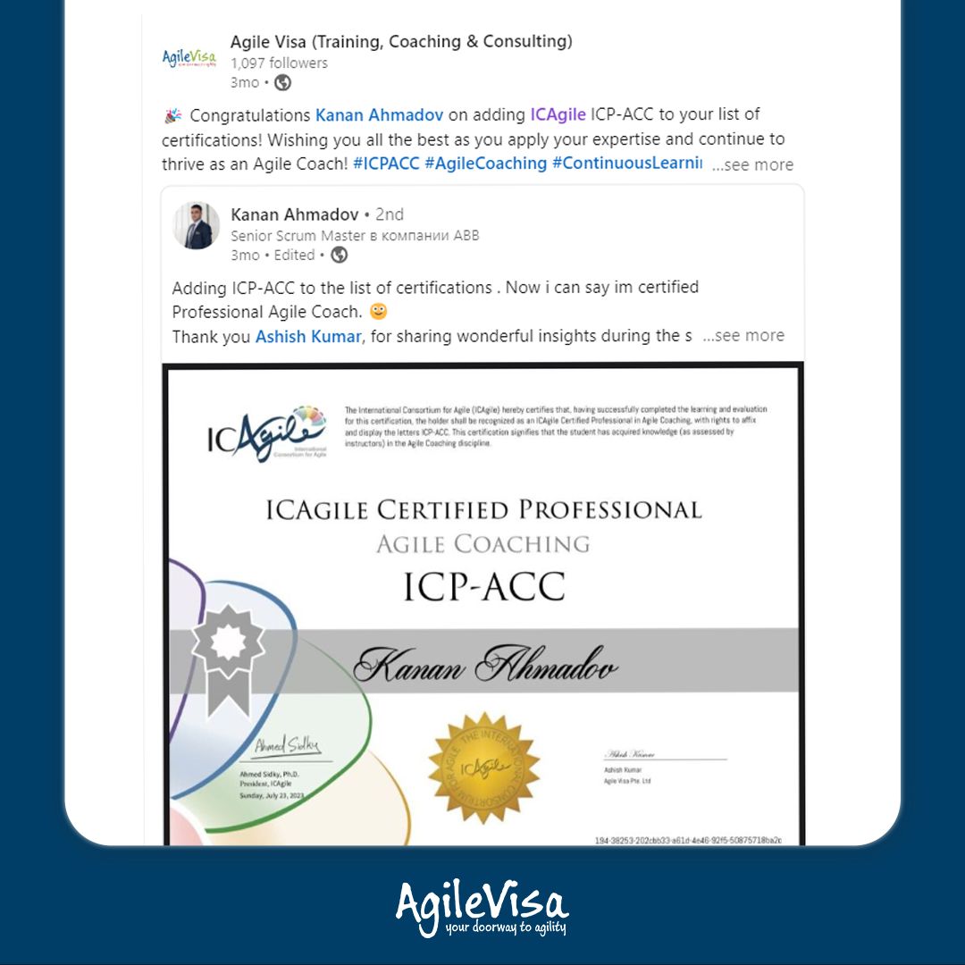 Agile Visa (Training, Coaching & Consulting) on LinkedIn: #agilevisa # ... Agile Visa (Training, Coaching & Consulting) on LinkedIn: #agilevisa # ...