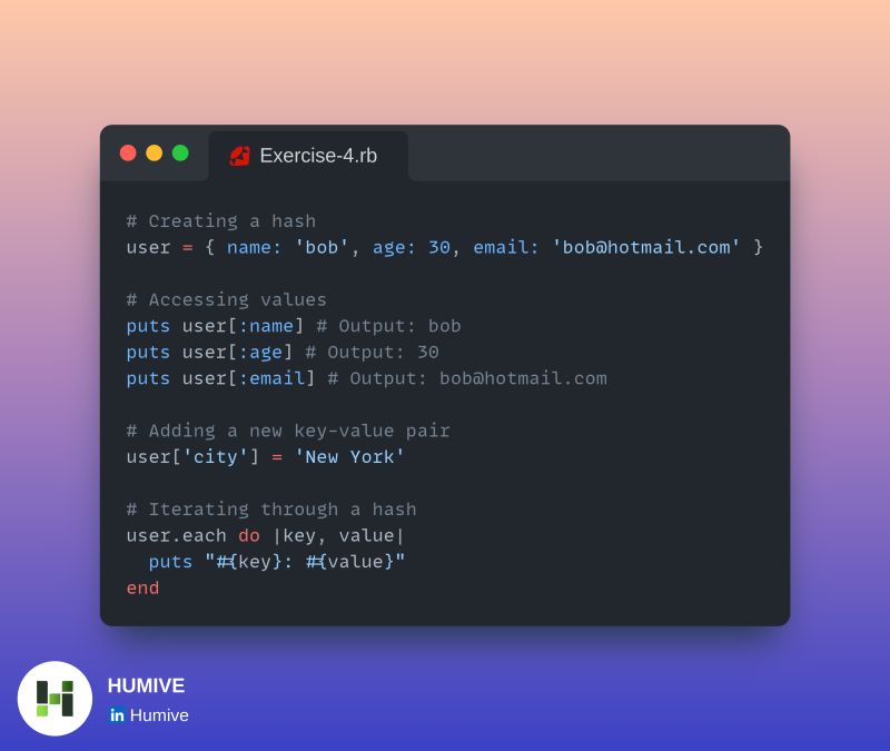HUMIVE on LinkedIn: #ruby #ror #rubyonrails #programmig # ... HUMIVE on LinkedIn: #ruby #ror #rubyonrails #programmig # ...