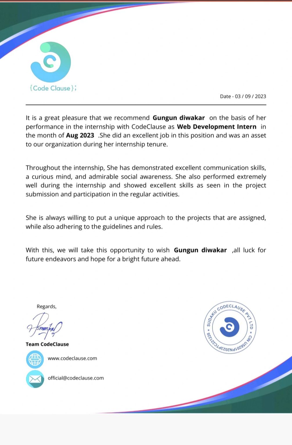 Gungun Diwakar on LinkedIn: #codeclause #codeclauseinternship Gungun Diwakar on LinkedIn: #codeclause #codeclauseinternship
