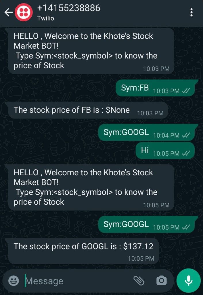 Built a WhatsApp bot with Python and Flask | Sachin Khote posted on the ... Built a WhatsApp bot with Python and Flask | Sachin Khote posted on the ...