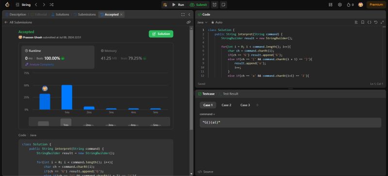 Prasoon Ghosh on LinkedIn: #java #leetcode #codingjourney #strings # ... Prasoon Ghosh on LinkedIn: #java #leetcode #codingjourney #strings # ...