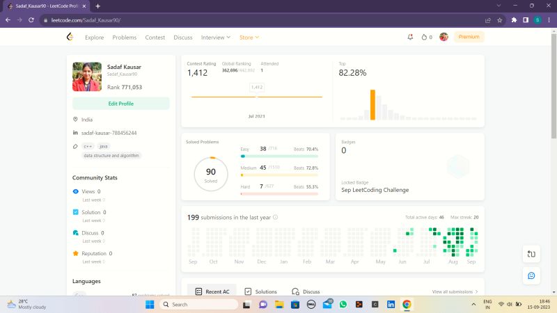 SADAF KAUSAR on LinkedIn: Hello Everyone! Today I have completed 90 ... SADAF KAUSAR on LinkedIn: Hello Everyone! Today I have completed 90 ...