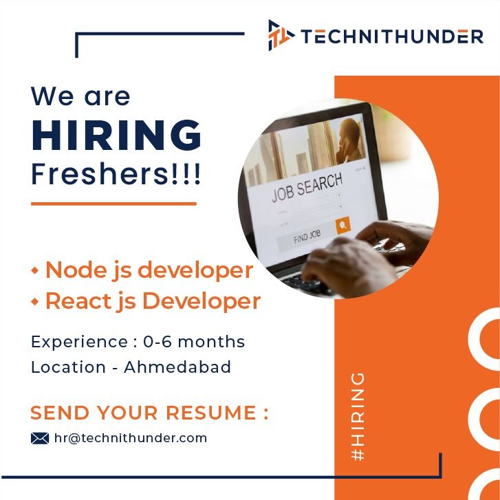 Technithunder on LinkedIn: #nodejs #reactjs #react #reactjs #ahmedabad ... Technithunder on LinkedIn: #nodejs #reactjs #react #reactjs #ahmedabad ...