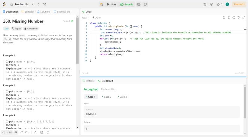 Premchand Mahto on LinkedIn: #leetcode #coding #java #java_with_dsa Premchand Mahto on LinkedIn: #leetcode #coding #java #java_with_dsa
