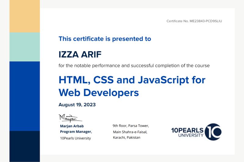 Izza Arif on LinkedIn: #html #css #javascript Izza Arif on LinkedIn: #html #css #javascript