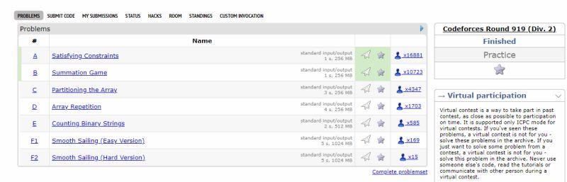 Refreshed and revitalized after Codeforces round 919 | Hiron saha ... Refreshed and revitalized after Codeforces round 919 | Hiron saha ...