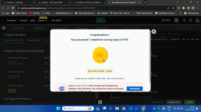 Ayush Srivastav on LinkedIn: #100daysofcodingchallenge #dsa # ... Ayush Srivastav on LinkedIn: #100daysofcodingchallenge #dsa # ...