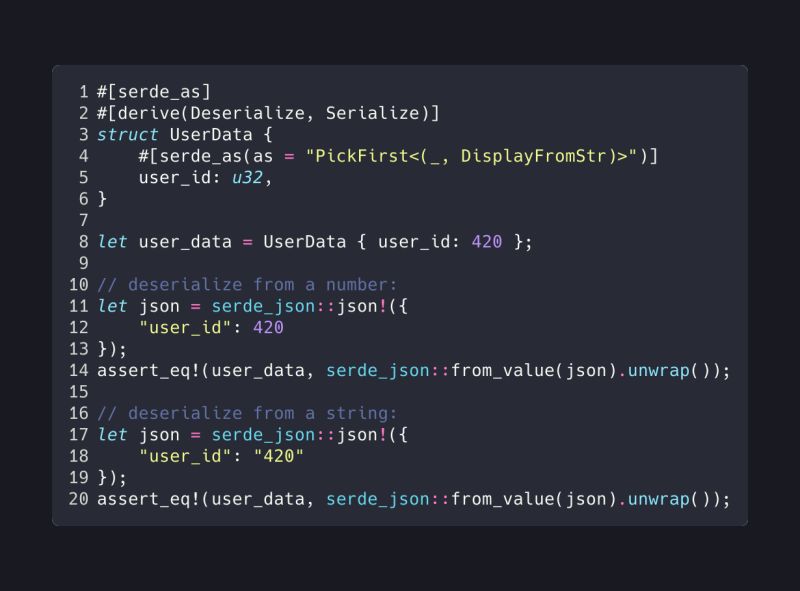 Orhun Parmaksız on LinkedIn: #rustlang #deserialization #serde # ... Orhun Parmaksız on LinkedIn: #rustlang #deserialization #serde # ...