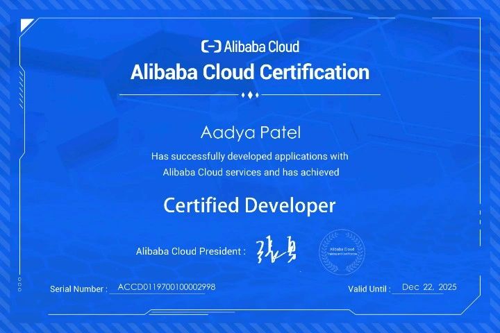 Aadya Patel on LinkedIn: Delighted to share that I've received a new ... Aadya Patel on LinkedIn: Delighted to share that I've received a new ...